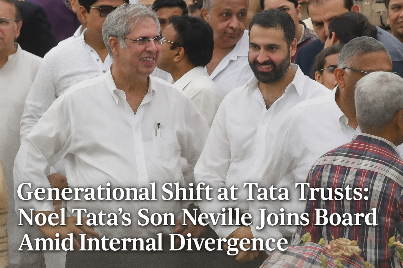 InsightfulTake | Generational Shift at Tata Trusts: Noel Tata’s Son ...