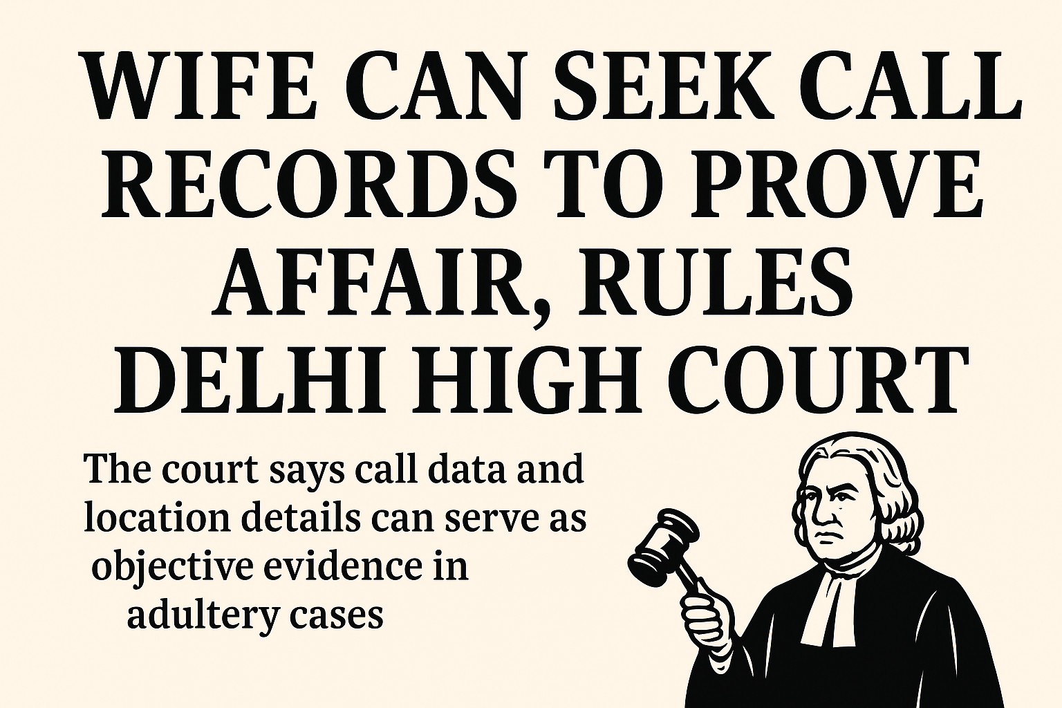InsightfulTake | Wife Can Seek Call Records to Prove Affair, Rules Delhi High Court